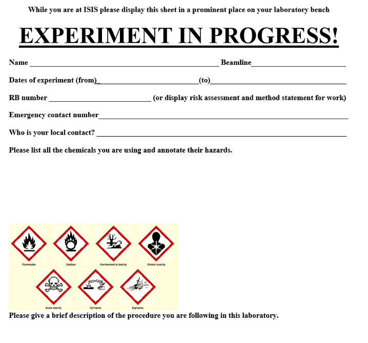 ISIS Safety Information